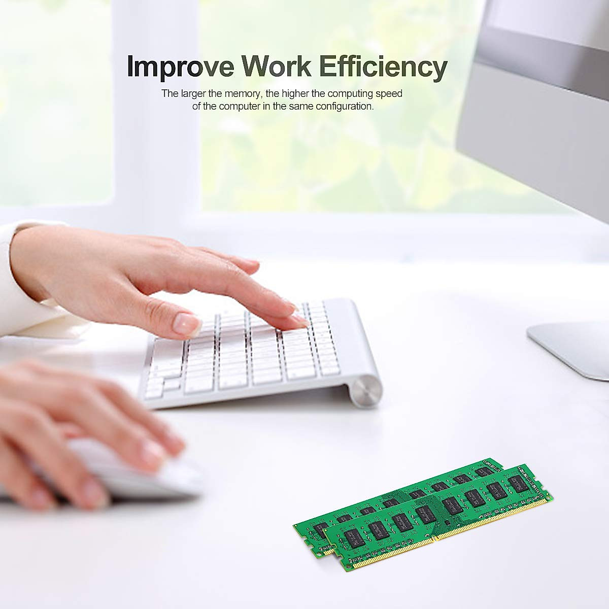 Rasalas 16GB Kit (2x8GB) PC3-10600 DDR3 1333MHz Ram 16GB 2Rx8 PC3 10600U DDR3 1333 8GB Ram 240 Pin 1.5V CL9 1333 mhz DDR3 Desktop Memory Ram Module