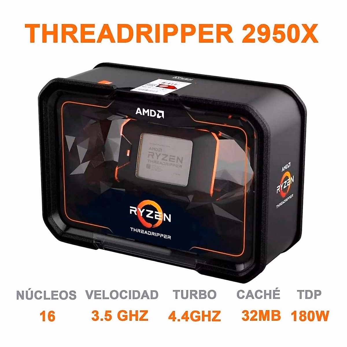 AMD Ryzen Threadripper 2950X Processor (YD295XA8AFWOF)