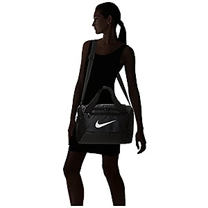 NIKE Brasilia X-Small Duffel - 9.0, Black/Black/White