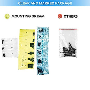 Mounting Dream TV Mounting Hardware TV Mount Screws Kit Comes with M4, M5, M6, M8 TV Mount Screws, Includes Spacers and Washers, Fits Any TVs Up to 82 Inch, Works with Any TV Wall Mount MD5754