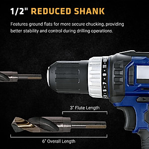 Century Drill & Tool, 44340, 5/8",Silver & Deming,High Speed Drills, Cobalt Steel