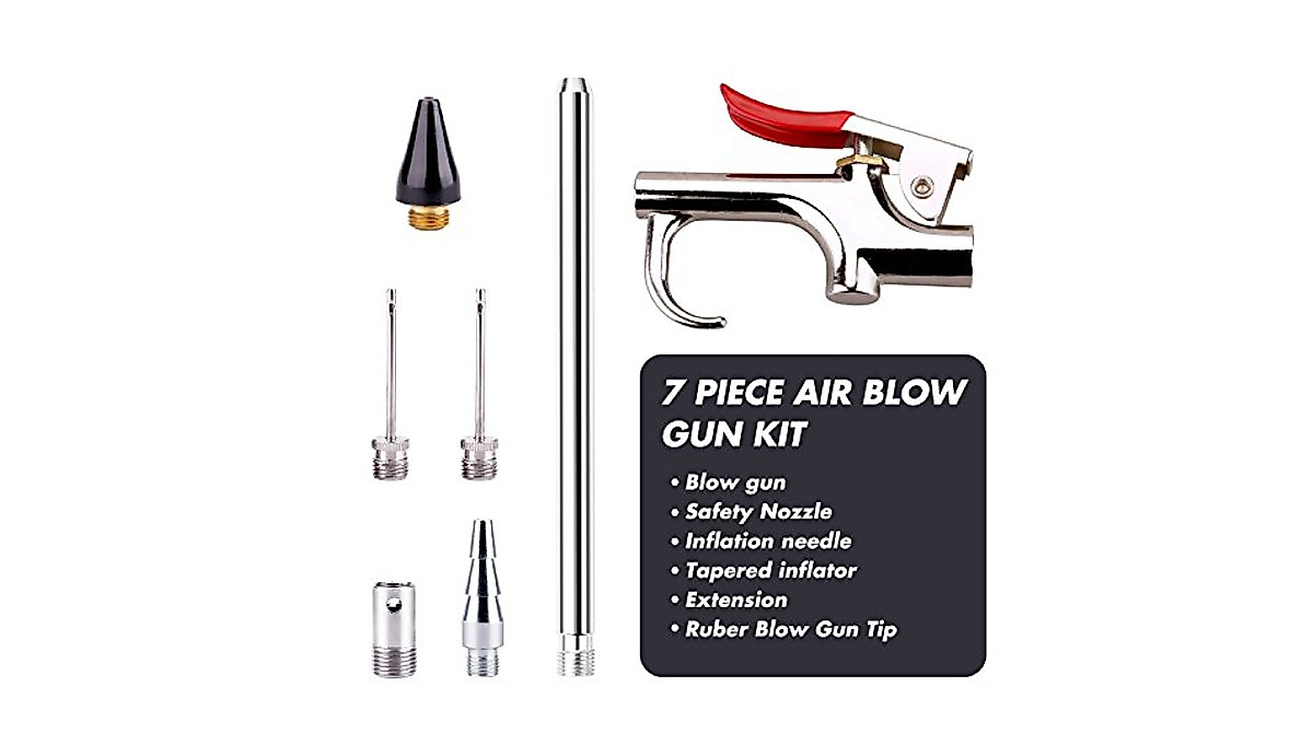 WYNNsky Air Blow Gun Kit - 7 Essential Tools