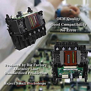 932 Printhead Compatible with hp Printer, Compatible Model 7110 7510 7512 7612 6700 7610 7620 6600 Printer, Produced in Strict Accordance with OEM Standards, no Error.