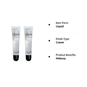 Cherimoya MAX Makeup Clear Lip Polish (2 Pieces)