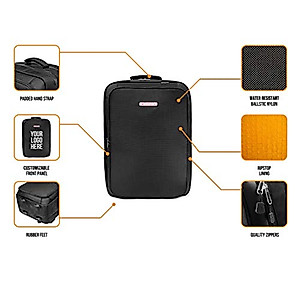 JetPack Remix DJ Backpack for DVS, Mobile, or Club Gig Set, Bag Carry Laptop, Stand, Midi Controller, Tablet, Headphone, Vinyl Records, USB Mobile Devices, Needle Case, Cables, Microphone & More