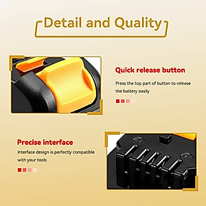 PDstation 2Pack DCB120 Battery 3000mAh Replacement for Dewalt 12V Max Batteries Compatible with Dewalt 12V Battery Lithium Ion Power Tools DCB120 DCB123 DCB127 DCB122 DCB124 DCB121 DCB126