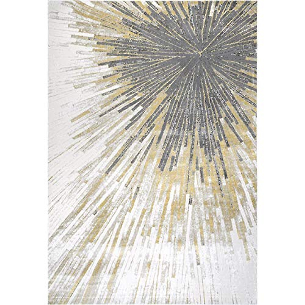 nuLOOM Amaya Abstract Area Rug, 5' x 8', Gold