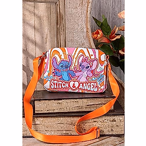 Disney Stitch & Angel Crossbody Purse Standard