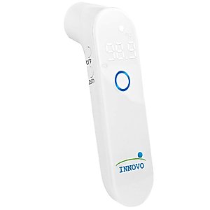 Innovo Medical iF100A Non-Contact Digital Forehead Thermometer, Fever Alert, Termometro (White)