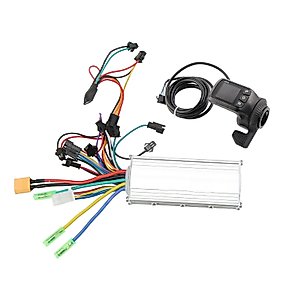 Alomejor Electric Brushless Controller, GZ3 LCD Display 2 in 1 48/60V 500W Scooter Controller Set for 22.5mm Diameter Handlebar