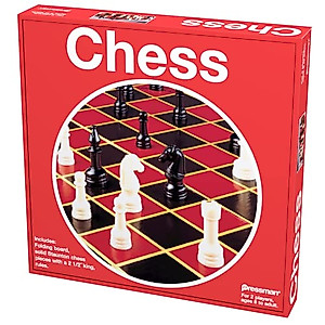 Pressman Toy Chess in Box, Red