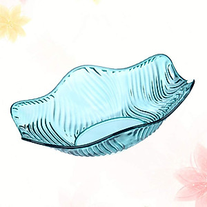 Hemoton Plastic Salad Bowl Fruit Bowl Plate Snack Dish Dessert Bowl Food Serving Bowls for Bread Snacks Vegetables Candy Appetizer Potpourris