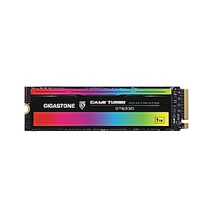 Gigastone PCIe 3.0 M.2 SSD 1TB Gen 3 NVMe SSD Gaming Internal Solid State Hard Drives Upgrade PC Laptop Storage High Speed Response for Gamers Graphic Design Creators IT Pros up to 3,400MB/s