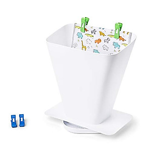 SimplyImagine SprayStand - Cloth Diaper Sprayer Splatter Shield - Contains Spray and Debris When Rinsing Cloth Diapers, Clothing, Shoes, and More in Toilet Spray Bucket Pail