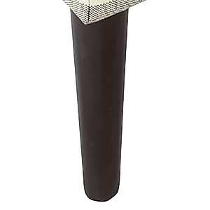 HomePop Modern Armless Dining Accent Chair, Black