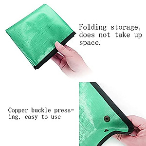 2PCS(39.3'',26.8'') Plant Waterproof Repotting Square Mats,Foldable Garden Transplanting Work Cloth Mat,Portable Gardening Mat,Indoor Succulent Potting Mat(39.3"x39.3",26.8"x26.8")