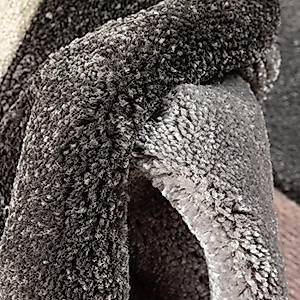 Well Woven Nia Blush & Grey Abstract Triangle Boxes Modern Area Rug 3x5 (3'11" x 5'3")