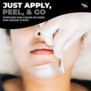 NOVA Melt Warmer for Hair Removal - Mini Waxing Kit with 4oz/125g Hard Wax Tablets, 1.1lb Waxing Sticks - Ideal for Face, Body, and Sensitive Areas