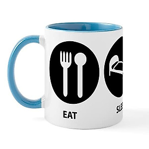 CafePress Eat Sleep Snowboard Mug Ceramic Coffee Mug, Tea Cup 11 oz