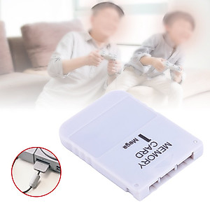 Richer-R Memory Card, PS1 Memory Card 1MB Memory Card Stick for Playstation 1 One PS1 Game