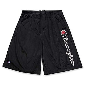 Big and Tall Mens Athletic Shorts for Men Mesh Shorts with Pockets Black 3X