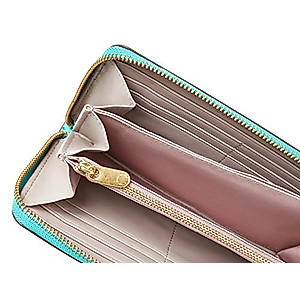 Marc By Marc Jacobs Ligero Leather Slim Zip Large Wallet, Wintergreen Multi