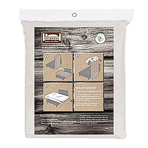 Bargoose AllergyCare Organic Cotton Zippered Mattress Encasement, 100% Organic Cotton, Hypoallergenic, Chemical Free, Blocks Dust Mites & More (9" Deep, Full)