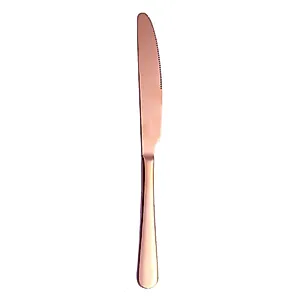 Stainless Steel Flatware Set,Service for 4,Rose Gold Cutlery Utensils 16Piece Tableware Set Include Fork Knife Spoon