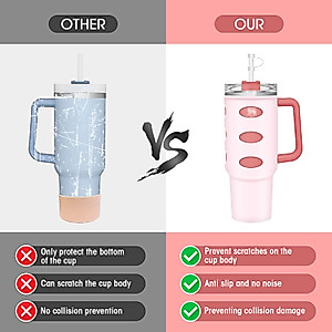 Silicone Boot for Stanley H2.0 30 oz Quencher,with Silicone Spill Proof Stopper Set Stanley Upgraded All Inclusive Silicone Boot Protects Against Dents Leakproof Stanley Cup Accessories-2pcs