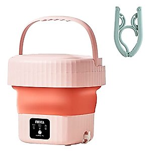 Portable washing Machine,Folding Mini Washing Machine Sterilization Drying Washing Machine for Baby Clothes, Underwear or Small Items, Apartment, Dorm, Camping, RV Travel laundry