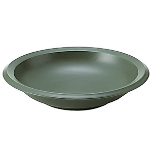 TAMAKI Air Stack T-954041 Curry & Pasta, Green, Diameter 8.7 x Height 1.6 inches (22 x 4 cm), Microwave & Dishwasher Safe