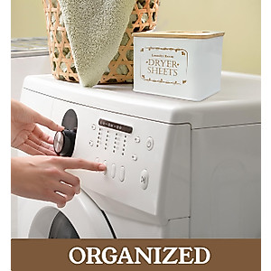 Dryer Sheet Holder , Dryer Sheet Dispenser , Laundry Storage Containers , Laundry Containers for Organizing , Dryer Sheet Container , Laundry Containers , Laundry Room Containers , dryer sheet box