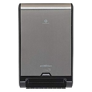 Enmotion Flex 59766 Automatic Touchless Paper Towel Dispenser by Georgia Pacific Pro, Stainless Steel, 1 Dispenser