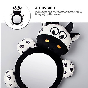 STOBOK Kids Toys Toddler Car Seat Cartoon Baby Car Mirror for Back, Car Mirror for Rear Facing Infant Child Rear Mirror Cartoon Car Mirror With Wide Angle Lens View Kids Toys Toddler Car Seat