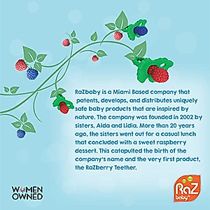 RaZbaby Baby Solids/Frozen Fruit Feeder Pacifier, Infant Teether Toy 6M+, BPA-Free Silicone Pouch & Nipple, Safely Introduce Solids, Teething Relief, Dishwasher Safe, Freezable, 2-Pack – Grey & Tan