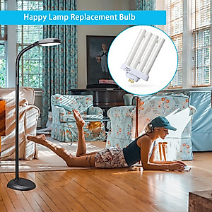 Valoisa (2 Pack CFML27W Natural Daylight Spectrum Fluorescent Light Bulb,Replacement for VERILUX CFML27VLX,6500K