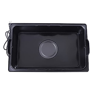 Fetcoi Electric Chafing Dish, Temperature Control, Chafer Cover Buffet Warmers Chaffing Server Set Chafer for Catering, Parties, Buffets, 9L/ 9QT Capacity