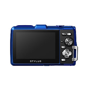 Olympus Stylus TG-830 iHS Digital Camera with 5x Optical Zoom and 3-Inch LCD (Blue) (Old Model)