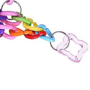 Hypeety Bird Parrot Foot Toy Chewing Swing Bite Toy Plastic Parrot Toys