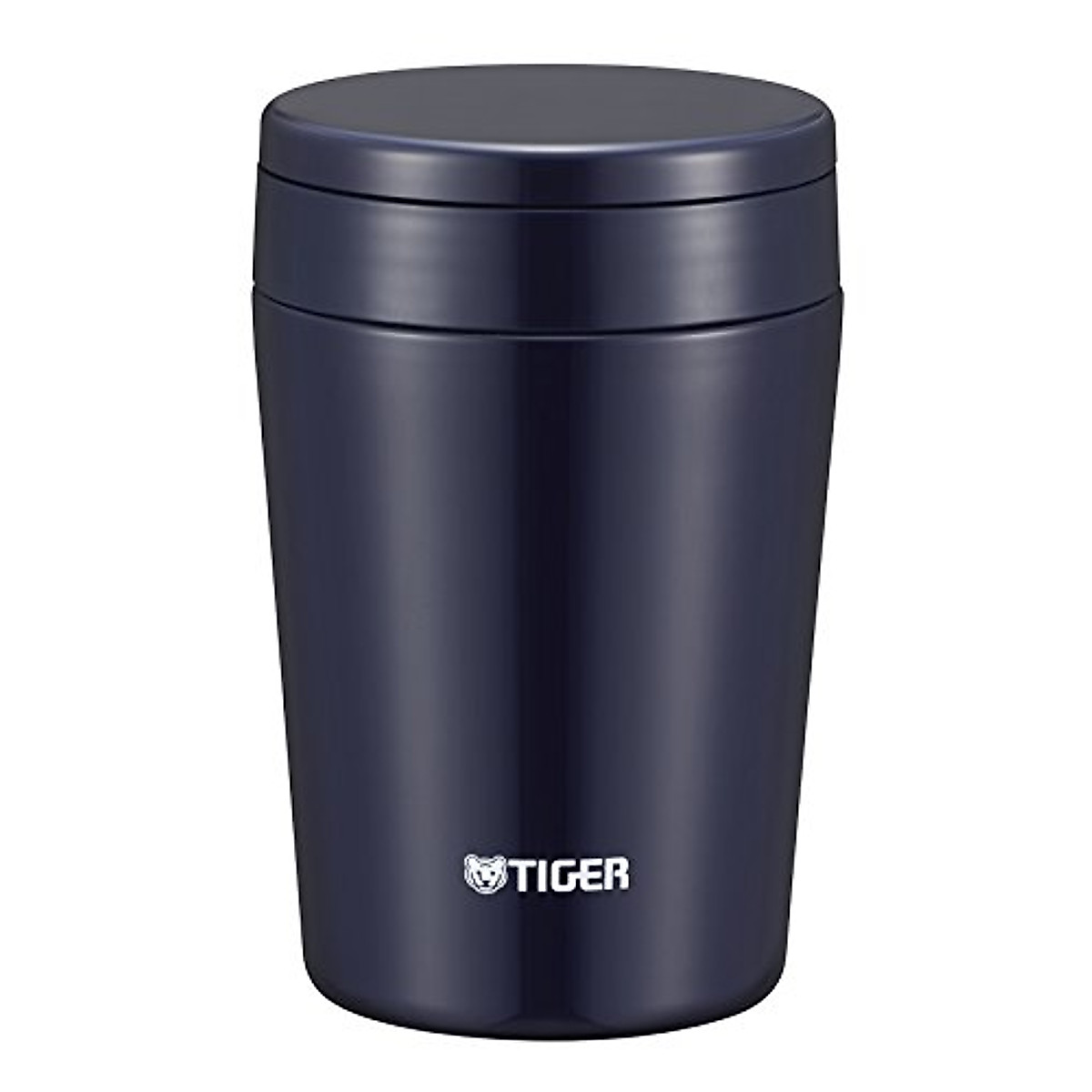 Tiger MCL-B038-AI Tiger Thermos Bottle, Vacuum Insulated, Soup Jar, 12.8 fl oz (380 ml), Heat Retention, Bento Box, Wide Mouth, Round Bottom, Indigo Blue
