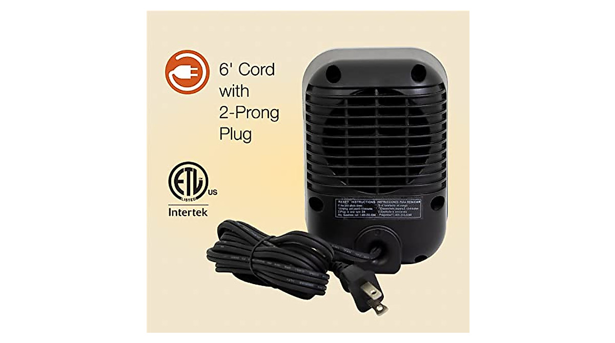 Lasko MyHeat Mini Space Heater - Efficient Comfort Anywhere