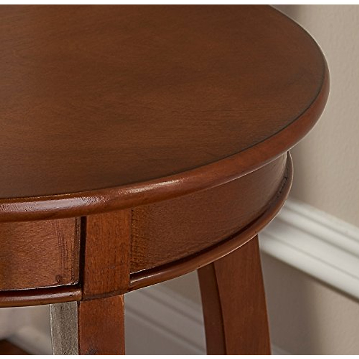 Powell Furniture Powell Hazelnut Round Shelf Table,, 18"L x 18"W x 24"H