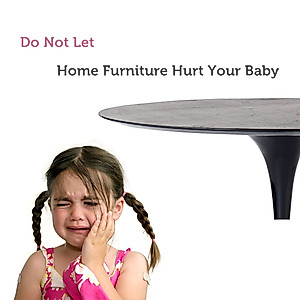 Tritina Corner and Edge Guards - 14ft (4.3m) [ 13ft Edge Cushion + 8 Corner Cushion ] Premium Childproofing Protector,Child Safety,Home Safety 1st Mamami (Brown)