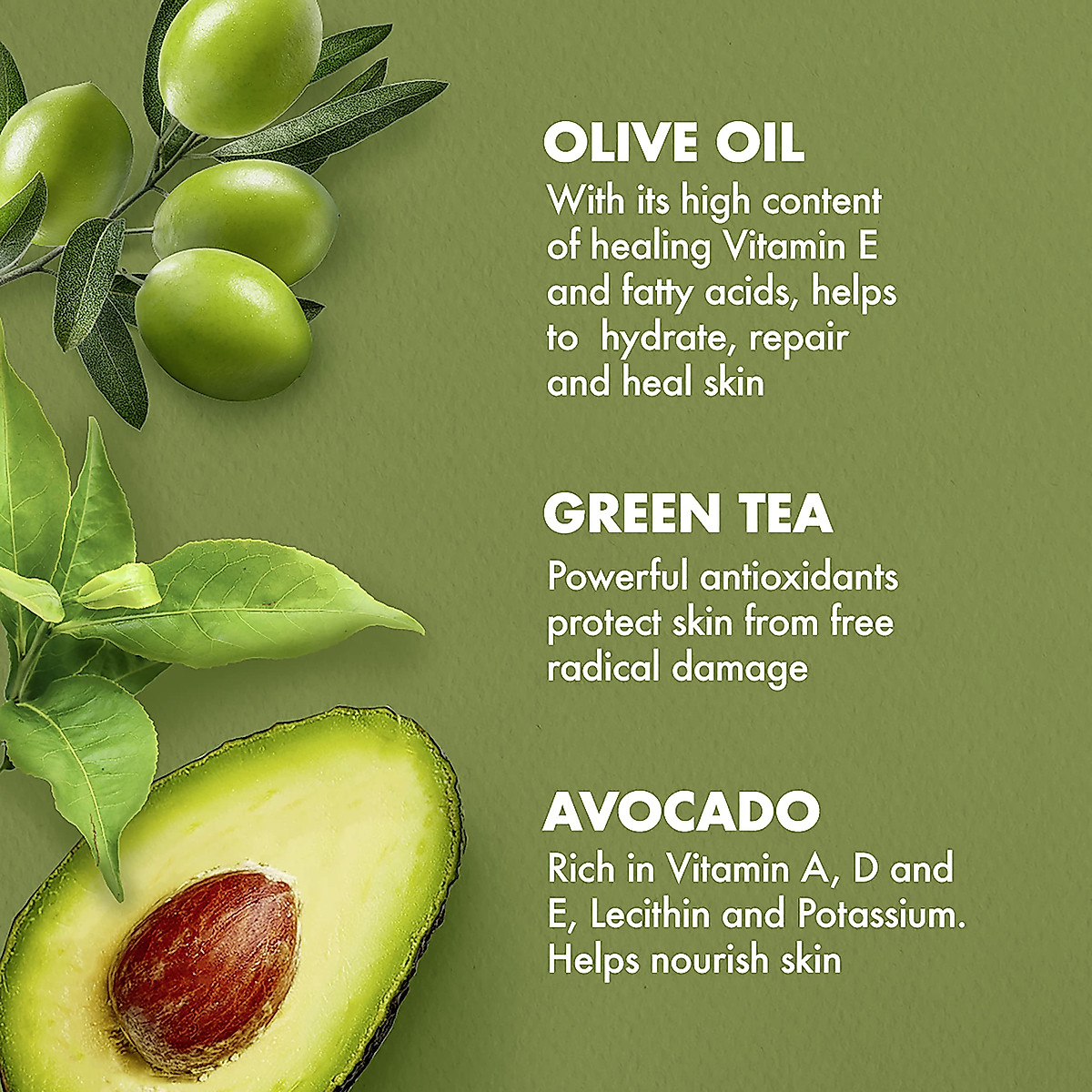 SheaMoisture Massage Oil - Olive & Green Tea with Avocado Oil, Deeply Moisturizing Bath & Body Massage Oils for Dry Skin, 8 Fl Oz