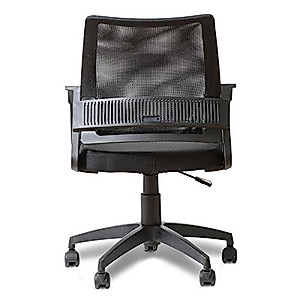 Leick Black Mesh Back Office Chair