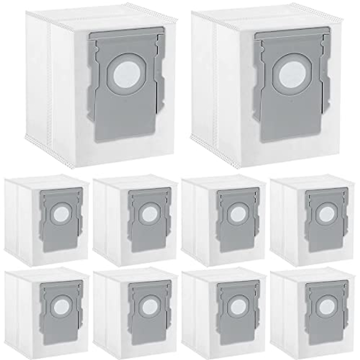 10 Packs Vacuum Bags for iRobot Roomba i7 i7+ j7 j7+/Plus (7550) i3 i3+ (3550) i4 i4+(4552) i6 i6+ (6550) i8 i8+ (8550) s9 s9+ (9550) i & j & s Series Clean Base Automatic Dirt Disposal Bags