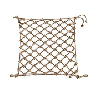 MAGFYLY Banister Guard net Children's Stairs Anti-Fall Safety Net, Hemp Rope Net, Photo Wall Decoration Net, Restaurant Bar Partition Net Balcony Obstacle Crib Protection Scenic Fence Network 1x4m