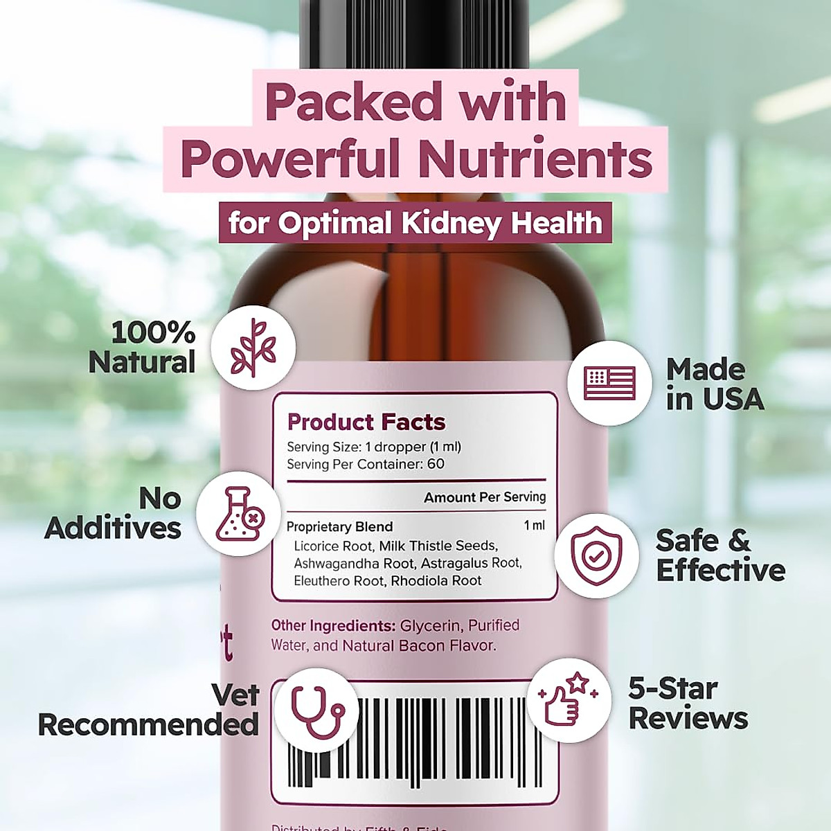 Milk Thistle for Dogs - Liver Support for Dogs - Milk Thistle for Cats - Milk Thistle Liquid - Dog Liver Supplement - Hepato Support for Dogs - Lower Liver Enzymes Naturally