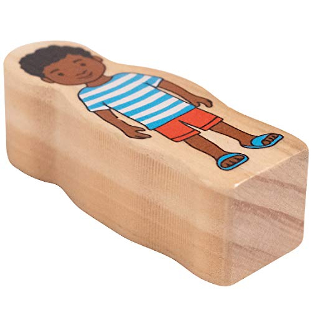 The Freckled Frog - FF420 My Family - Set of 30 - Ages 1+ - Inclusive Wooden Blocks for Toddlers – Includes Grandparents, Moms, Dads and Children Around the World - Double-Sided