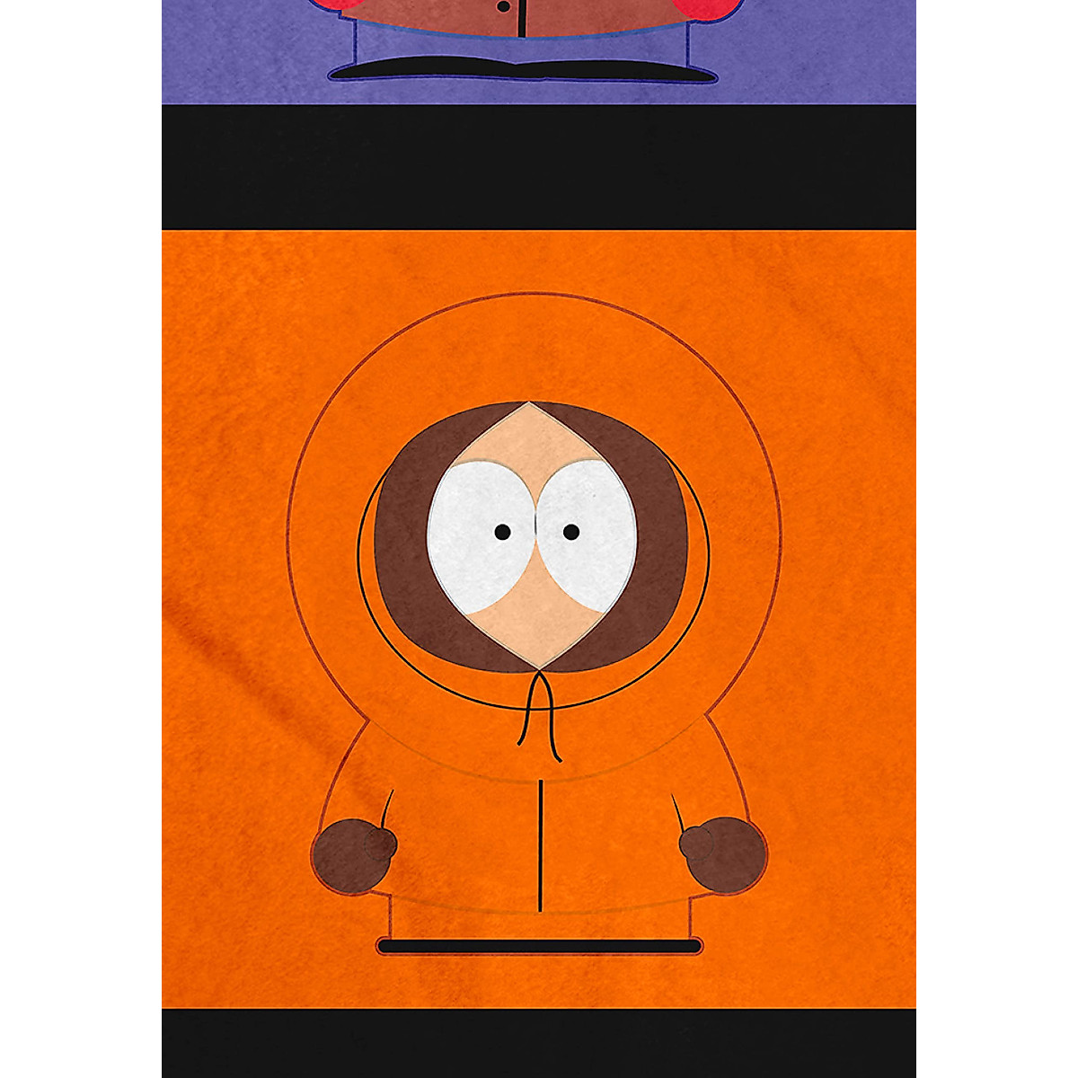 INTIMO South Park Stan Marsh Kyle Cartman Kenny McCormick Color Frames Throw Blanket